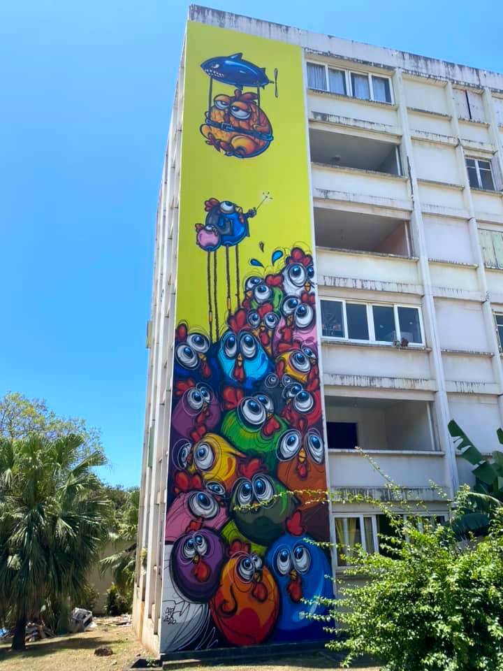 Nouveau mur street art de Ceet Fouad à la Réunion ! - Streep